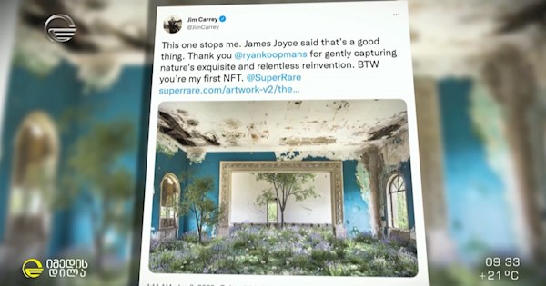 ჯიმ ქერიმ წყალტუბოს ფოტოსურათის NFT შეიძინა