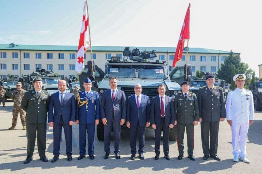 Georgian Defence Forces receive NATO-standard VURAN armoured vehicles ...