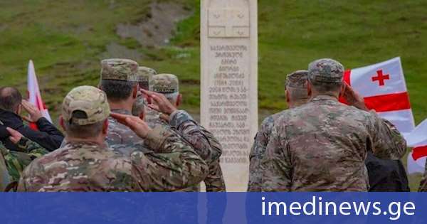 Memorial column for Georgian national hero Giorgi Antsukhelidze opened ...